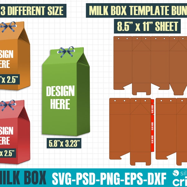 Milk Box - Etsy