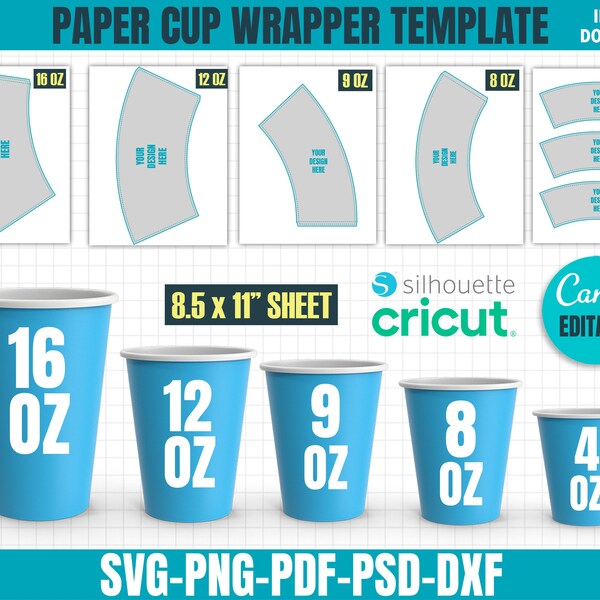 Coffee Cup Template - Etsy