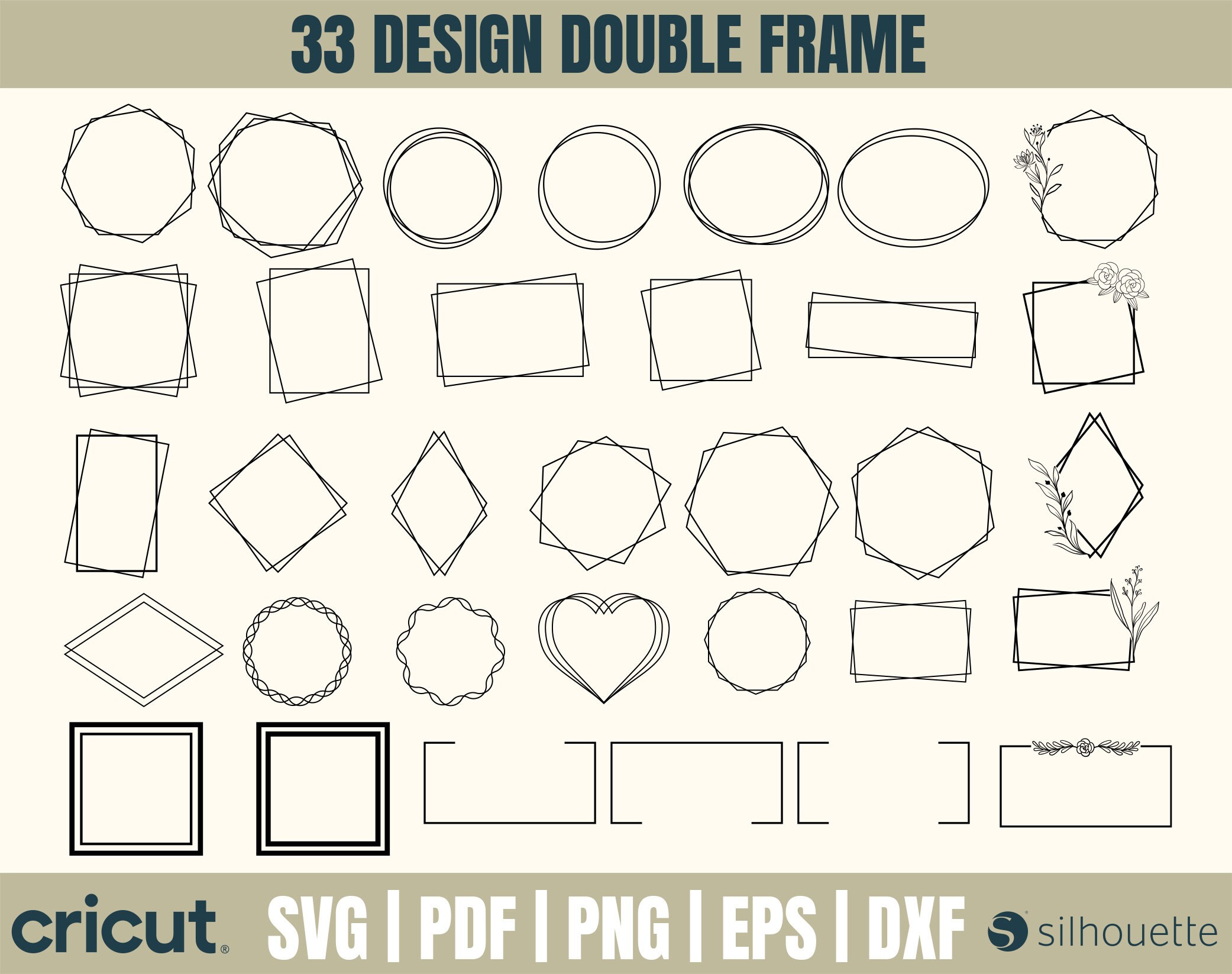 Double Line Borders And Frames