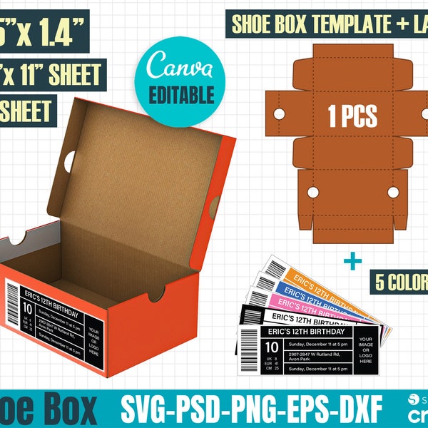 Nike Shoe Box - Etsy