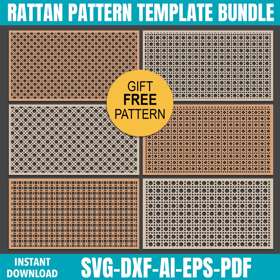 Rattan Svg, Rattan Cane Seamless Pattern, Rattan Cane Weaving, Rattan ...