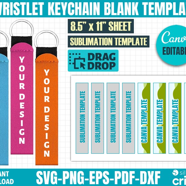 Wristlet Keychain - Etsy