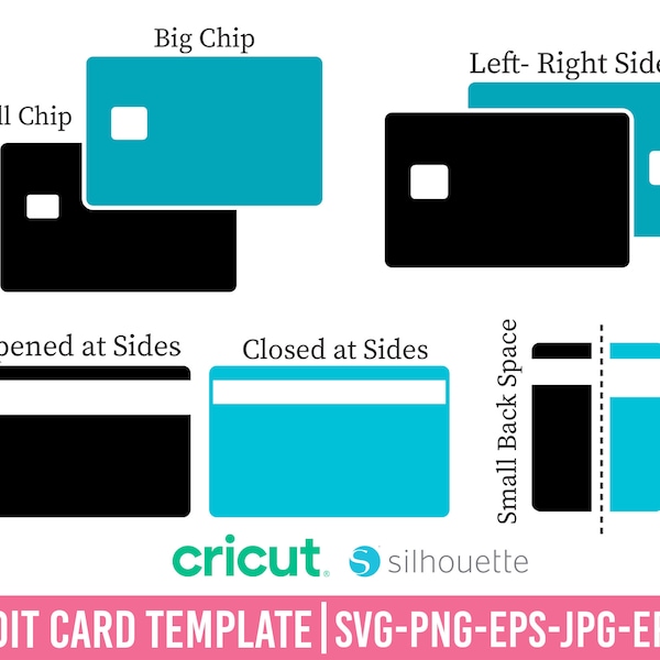 Credit Card Svg File - Etsy