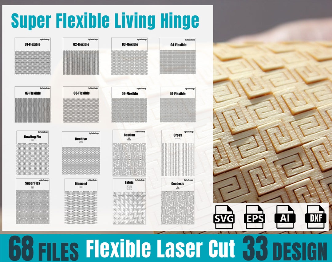 Flexible Laser Cut Flexible Laser Cut Pattern Flexible Etsy