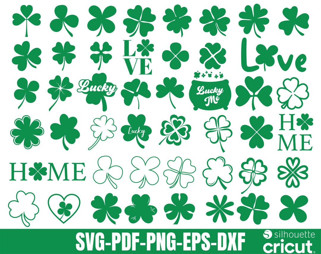 Shamrock svg Klee svg Glücksklee svg St Patricks Tag svg - Etsy Österreich