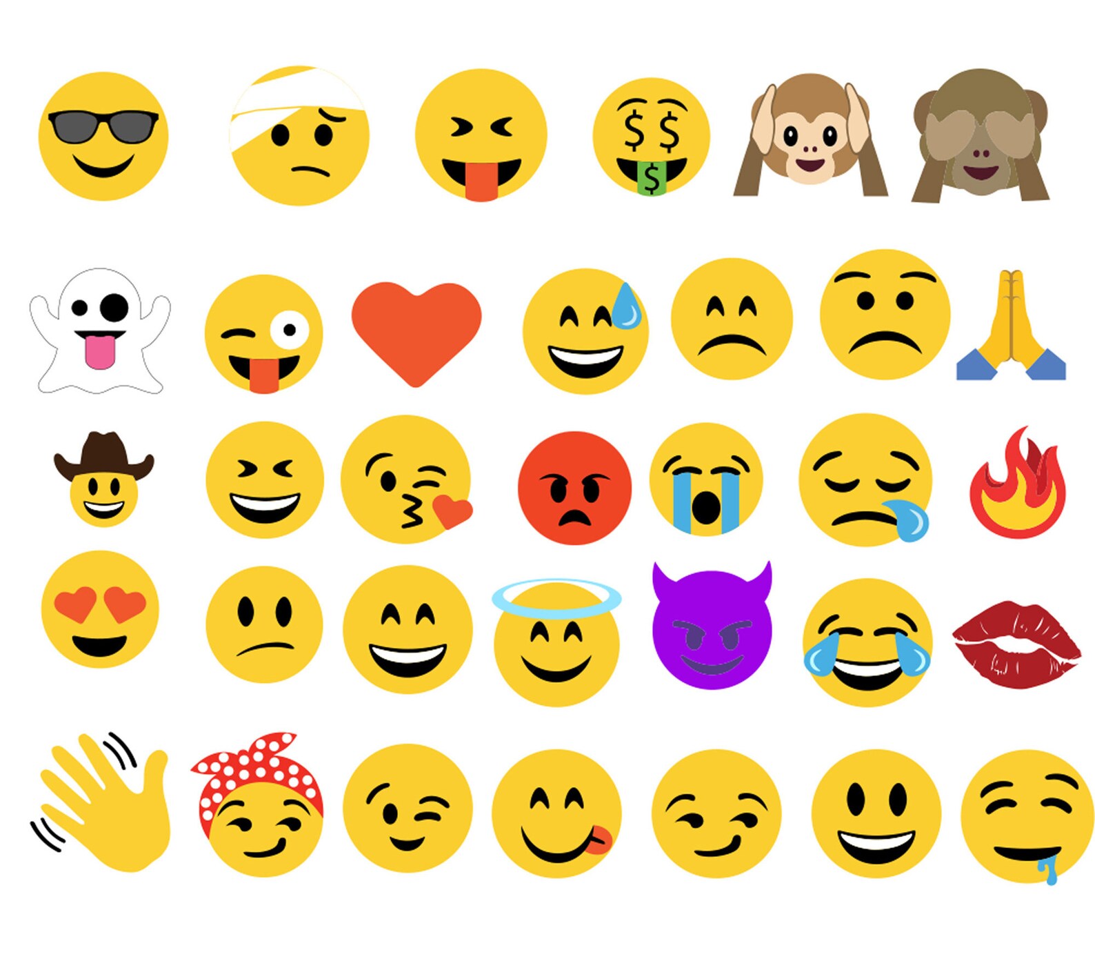 Emoji Svg Emoji Clipart Emojis Svg Emoji PNG Smiley Svg - Etsy