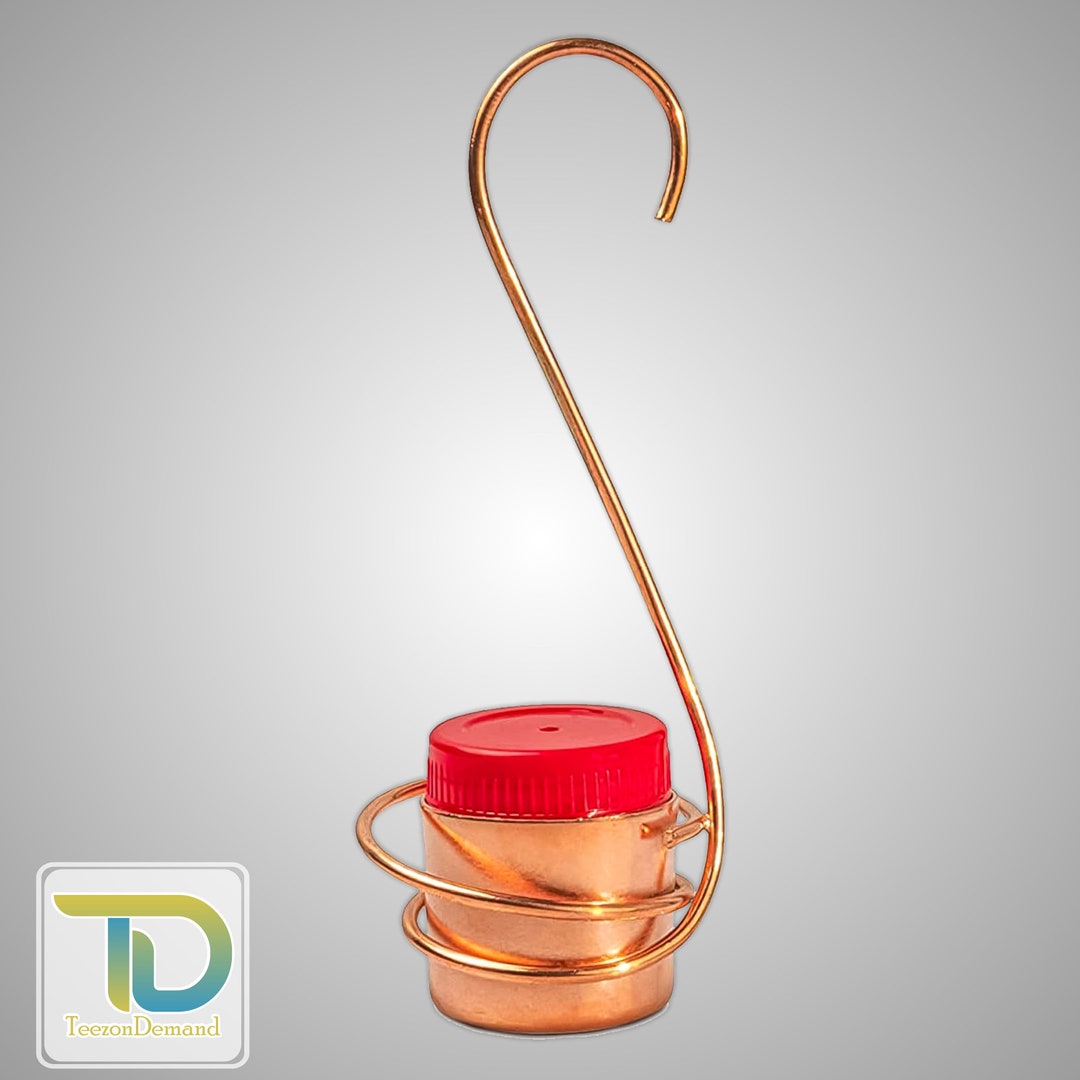 Copper Hummingbird Feeder, Bee-proof, Drip-free, Hummingbird Feeder ...