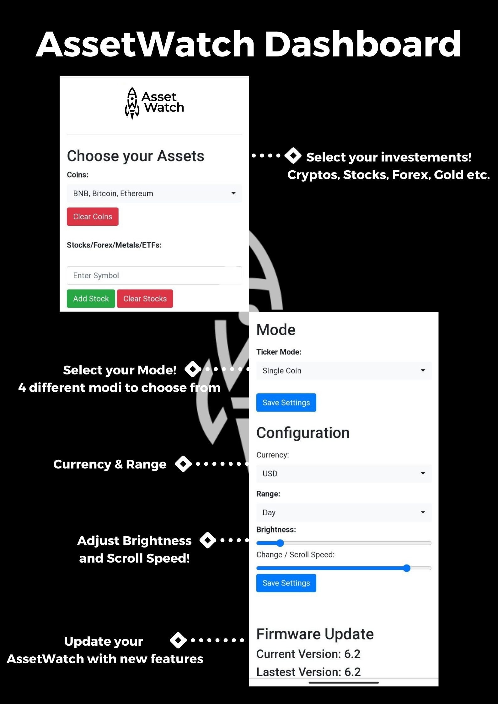 Assetwatch Track Your Stock Crypto Forex Metal & ETF - Etsy