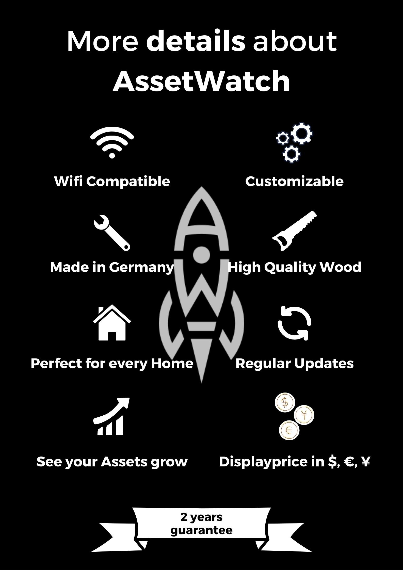 Assetwatch Track Your Stock Crypto Forex Metal & ETF - Etsy Canada