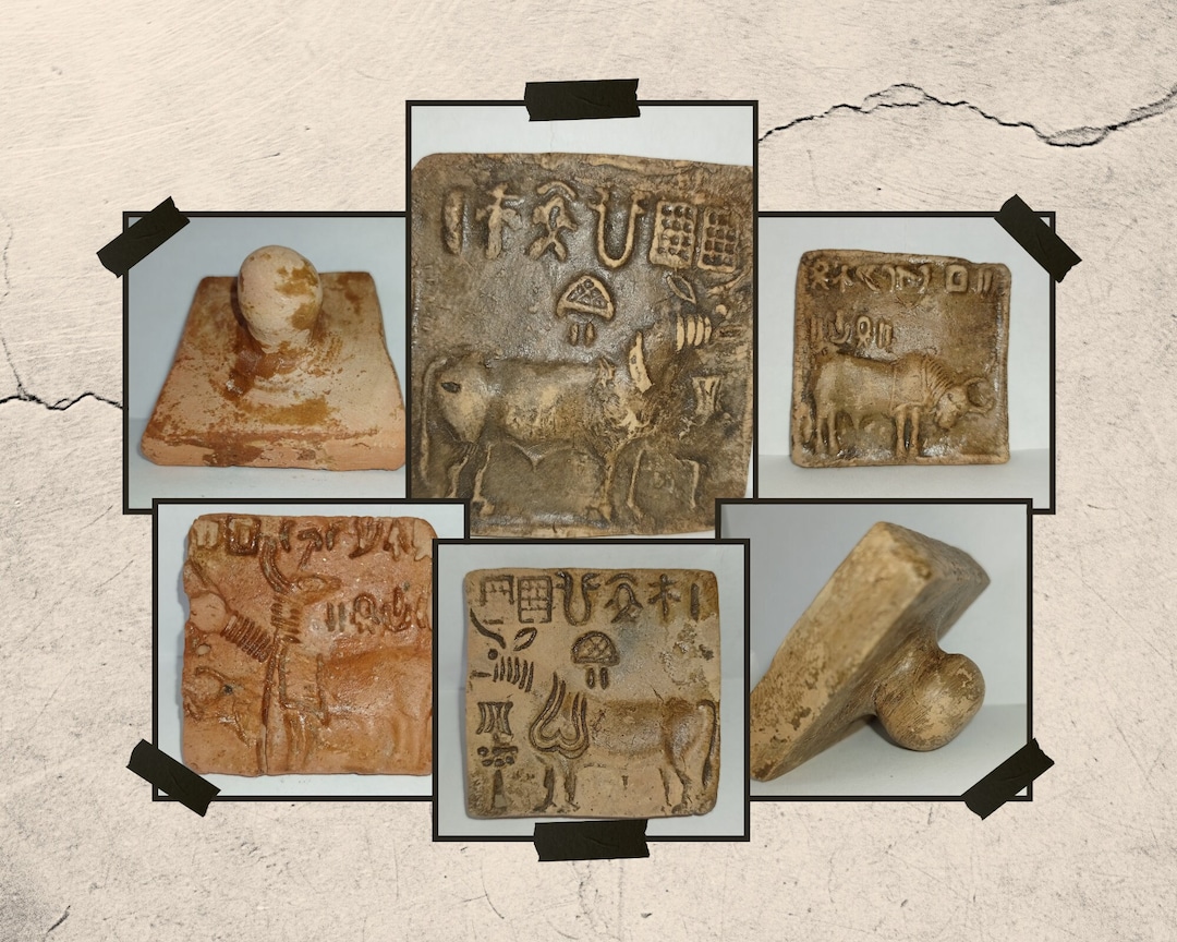 Harappan Indus Valley Civilization Seals & Stamps Arts and - Etsy