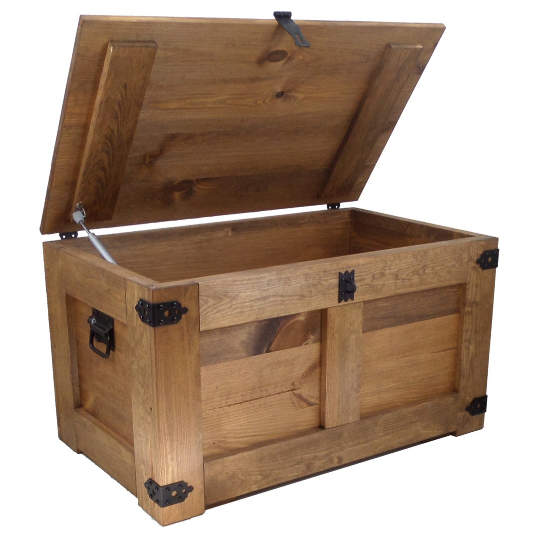 Wooden Chest Table With Lid, Storage Chest, Coffee Table, Garden Box ...