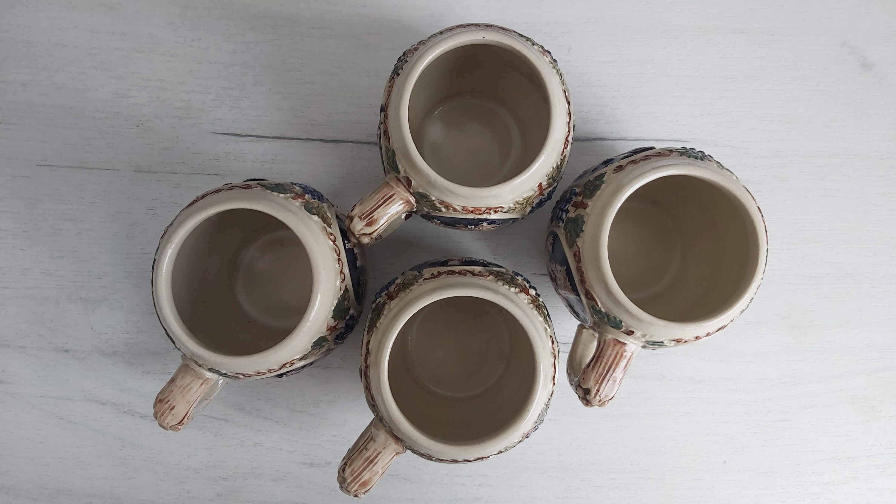 Vintage Original Gerz West Germany Small Mug/stein Set of 4 - Etsy