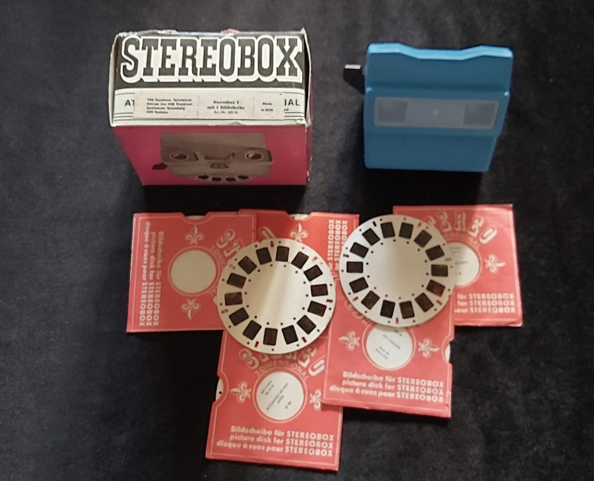 Vintage Working Stereoscope,stereoscope Slides,3d Viewer Stereobox ...