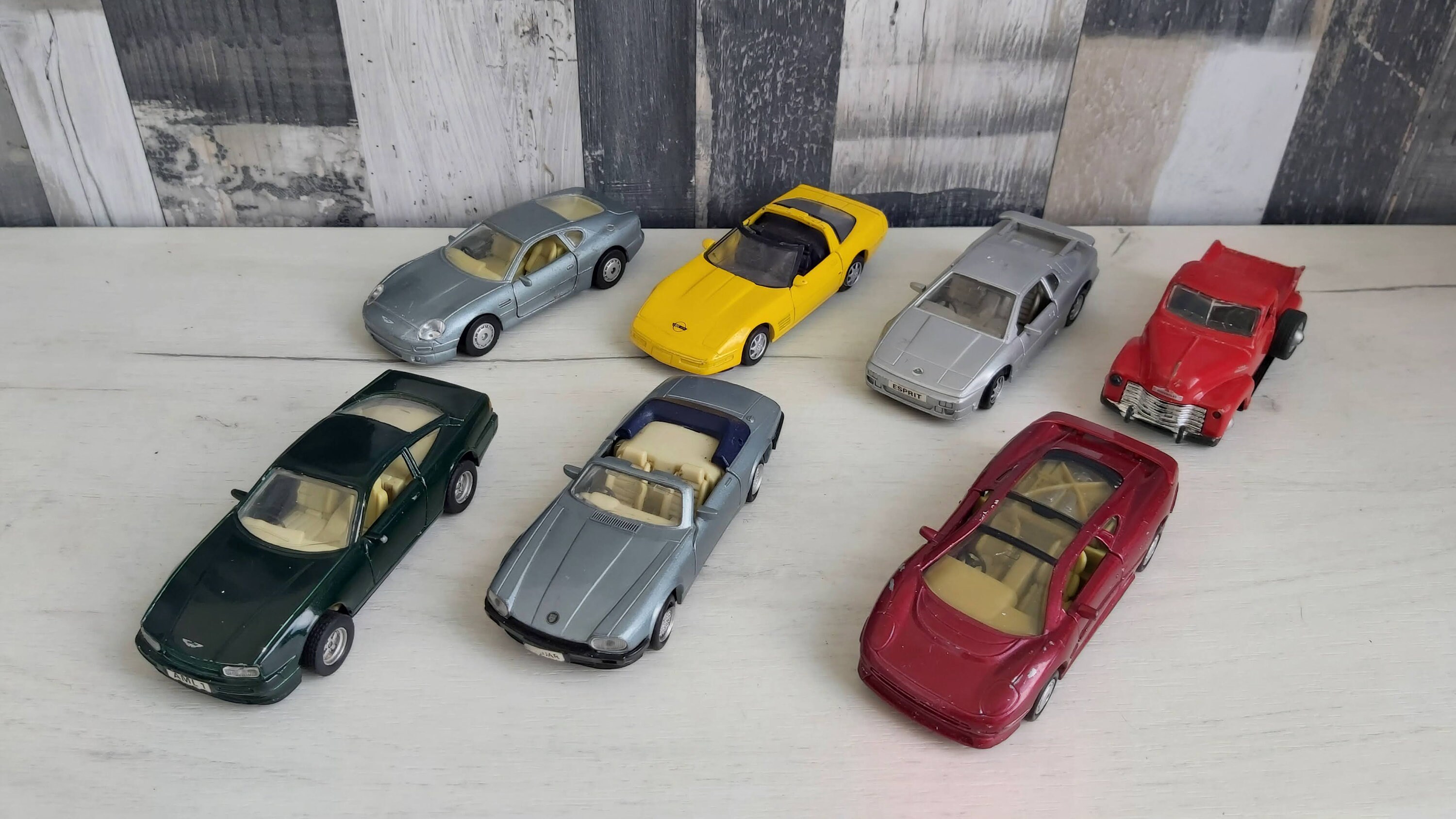 Vintage Metal Cars Collection Set of 7 - Etsy