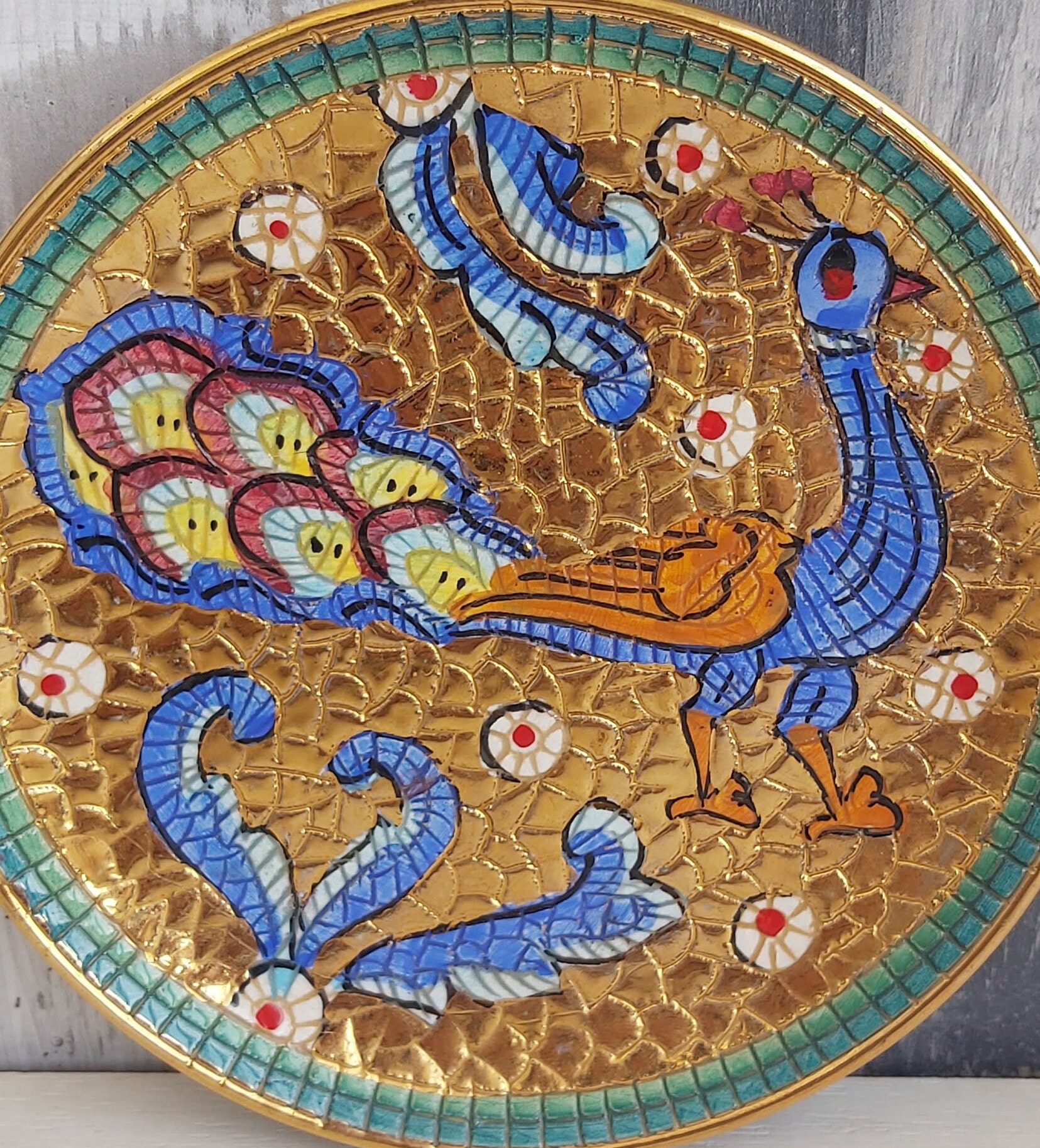 Vintage Mario Sambuco Deruta Wall Plate - Etsy