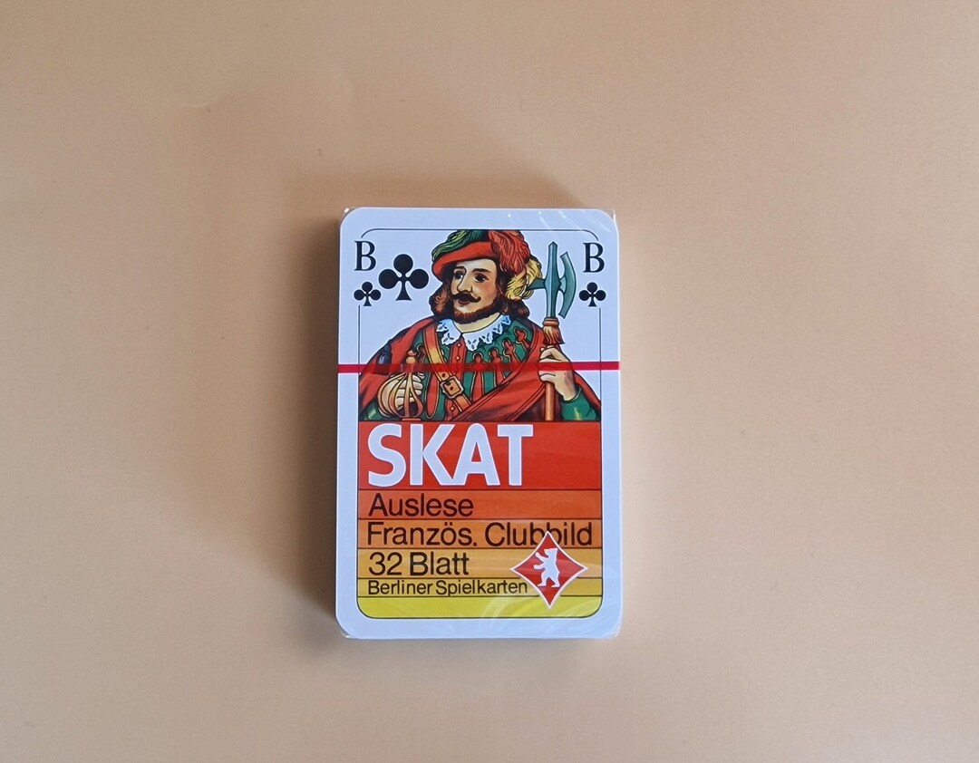 Vintage Skat Playing Cards: 32-card French Pack, German Game - Etsy