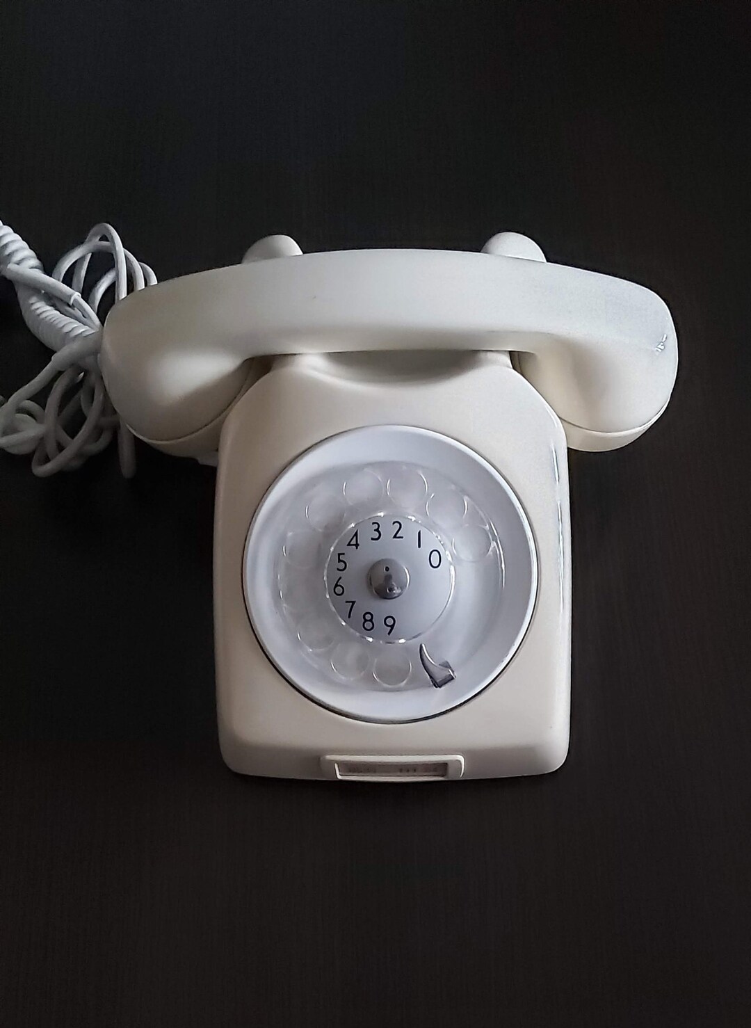 Vintage Beige ERICSSON LM Rotary Phone, Desk Phone Schema, Sweden 1970s ...