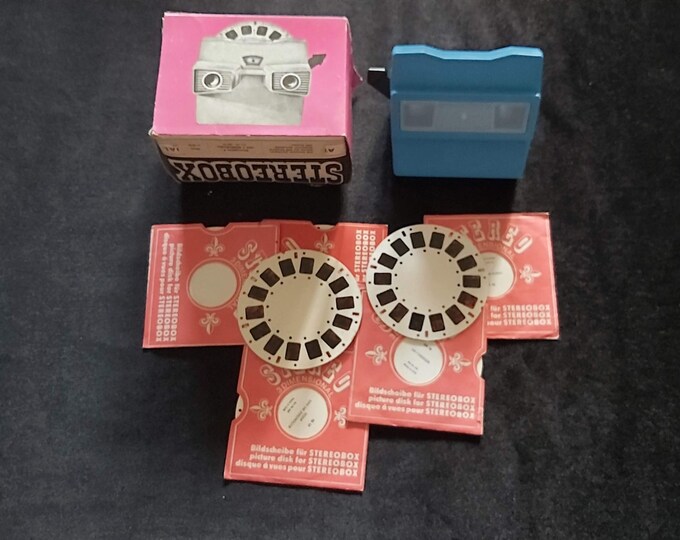 Vintage Working Stereoscope,stereoscope Slides,3d Viewer Stereobox ...