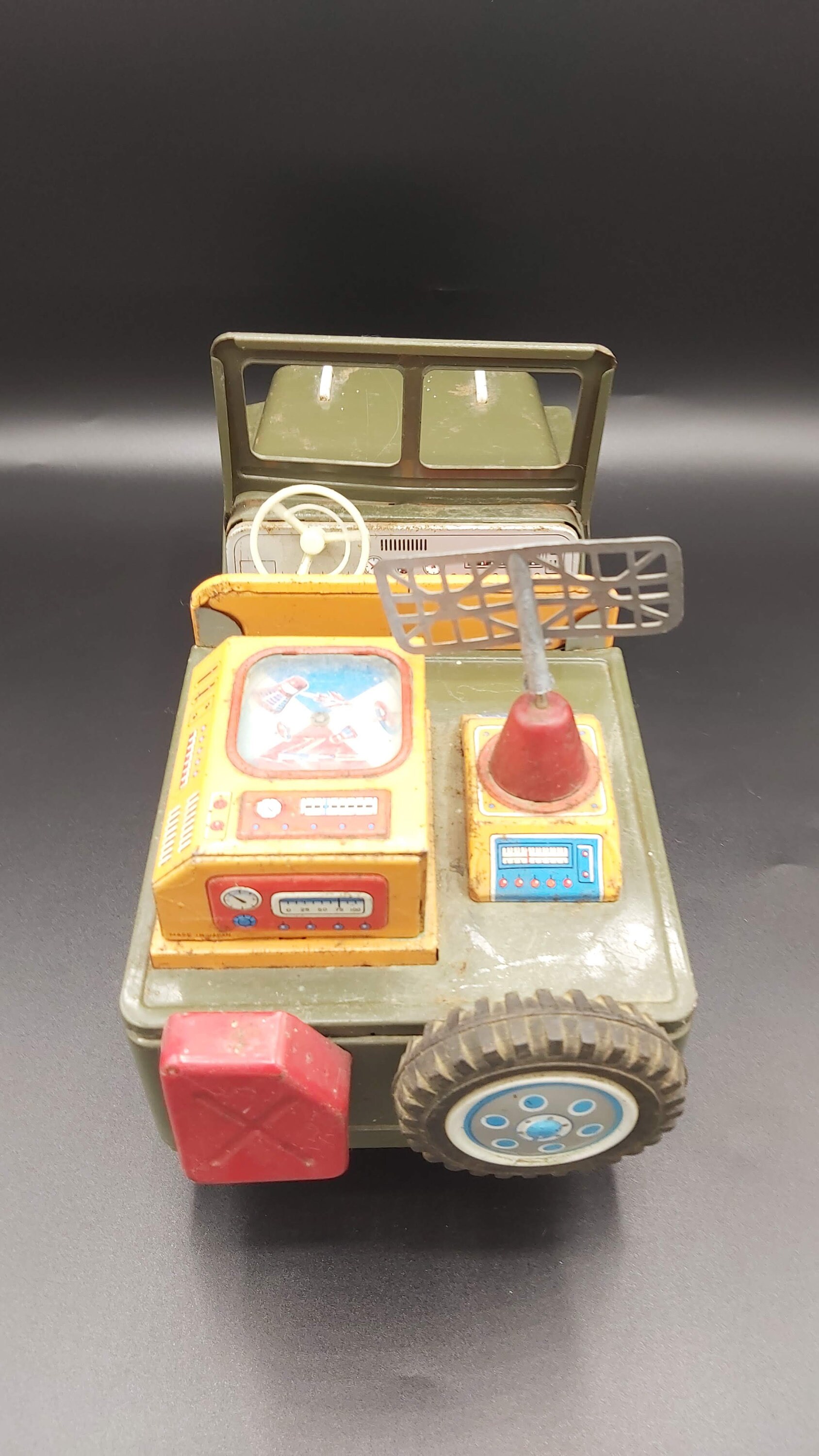 Vintage Rare Space Radar Jeep Tin Toy Daiya-japan - Etsy