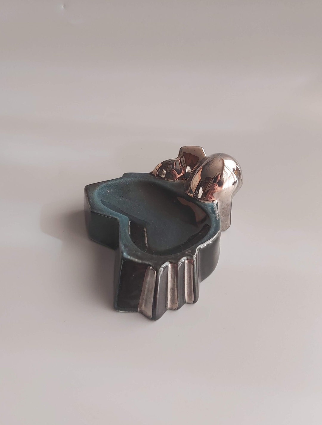 Vintage Apulum Lucru Hand Made Ashtray Fine Romanian Porcelain ...