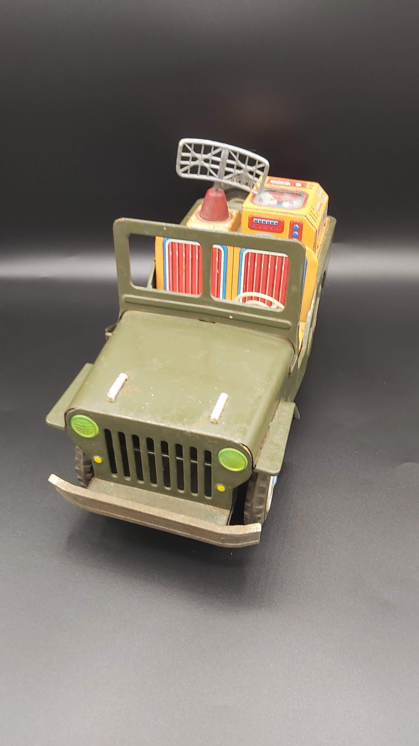 Vintage Rare Space Radar Jeep Tin Toy Daiya-japan - Etsy