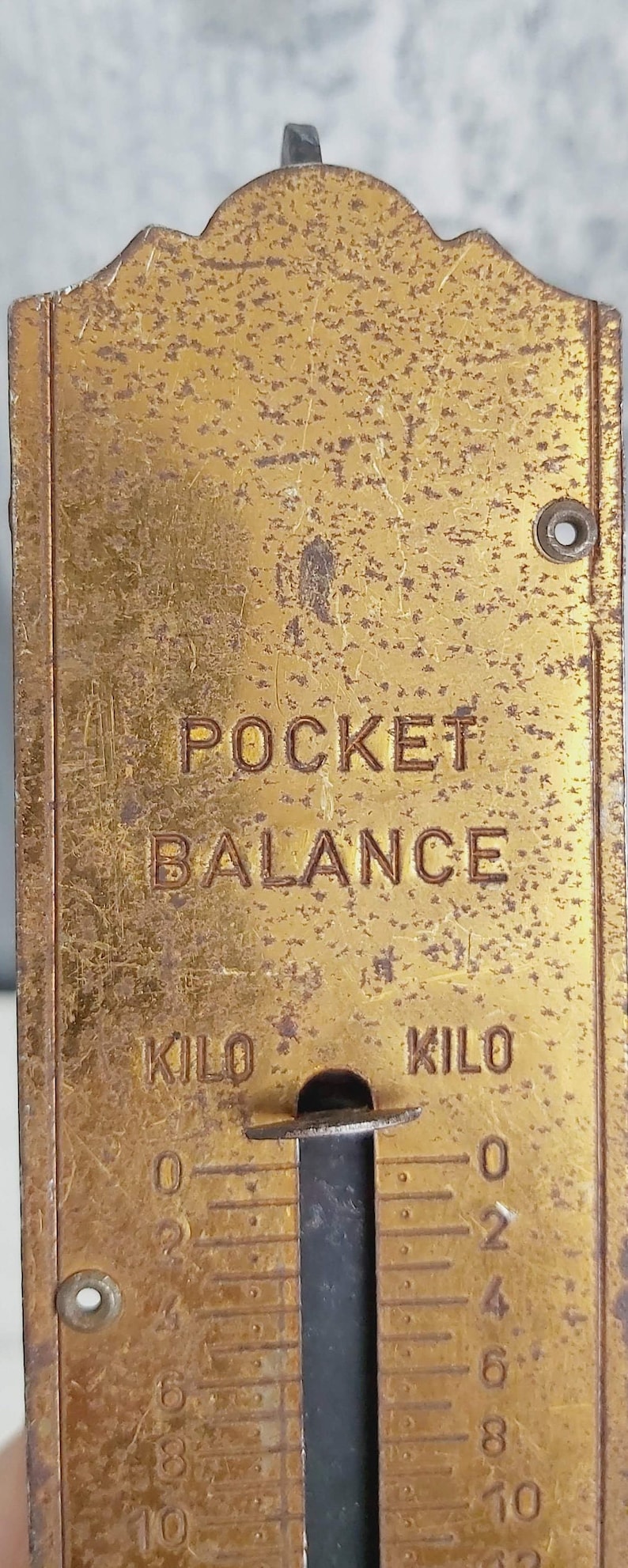 Vintage Germany Pocket Balance , Fishing Scale 25kg. - Etsy