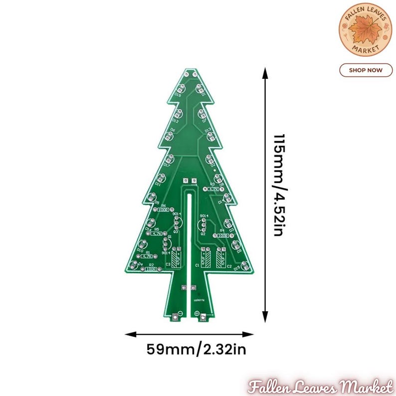 DIY LED Christmas Tree Kit, 3D Soldering Project, Rgb Lights, STEM Gift ...