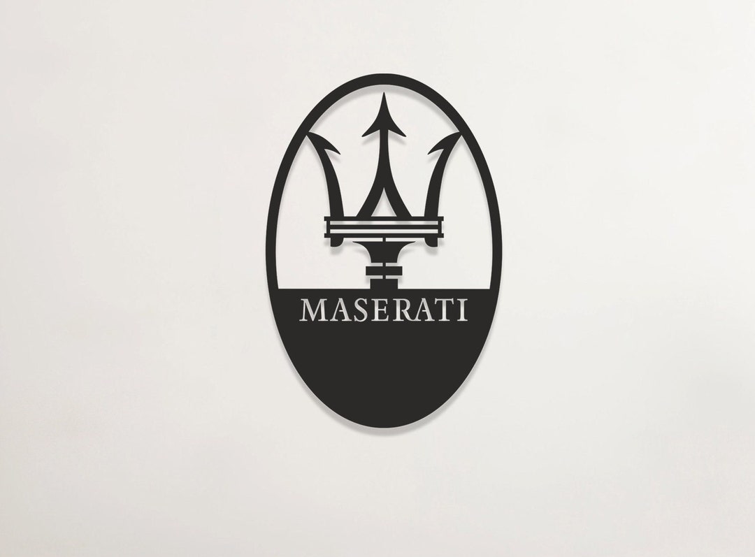 Maserati Metal Sign,maserati Garage Decor, Maserati Neon Sign, Car ...
