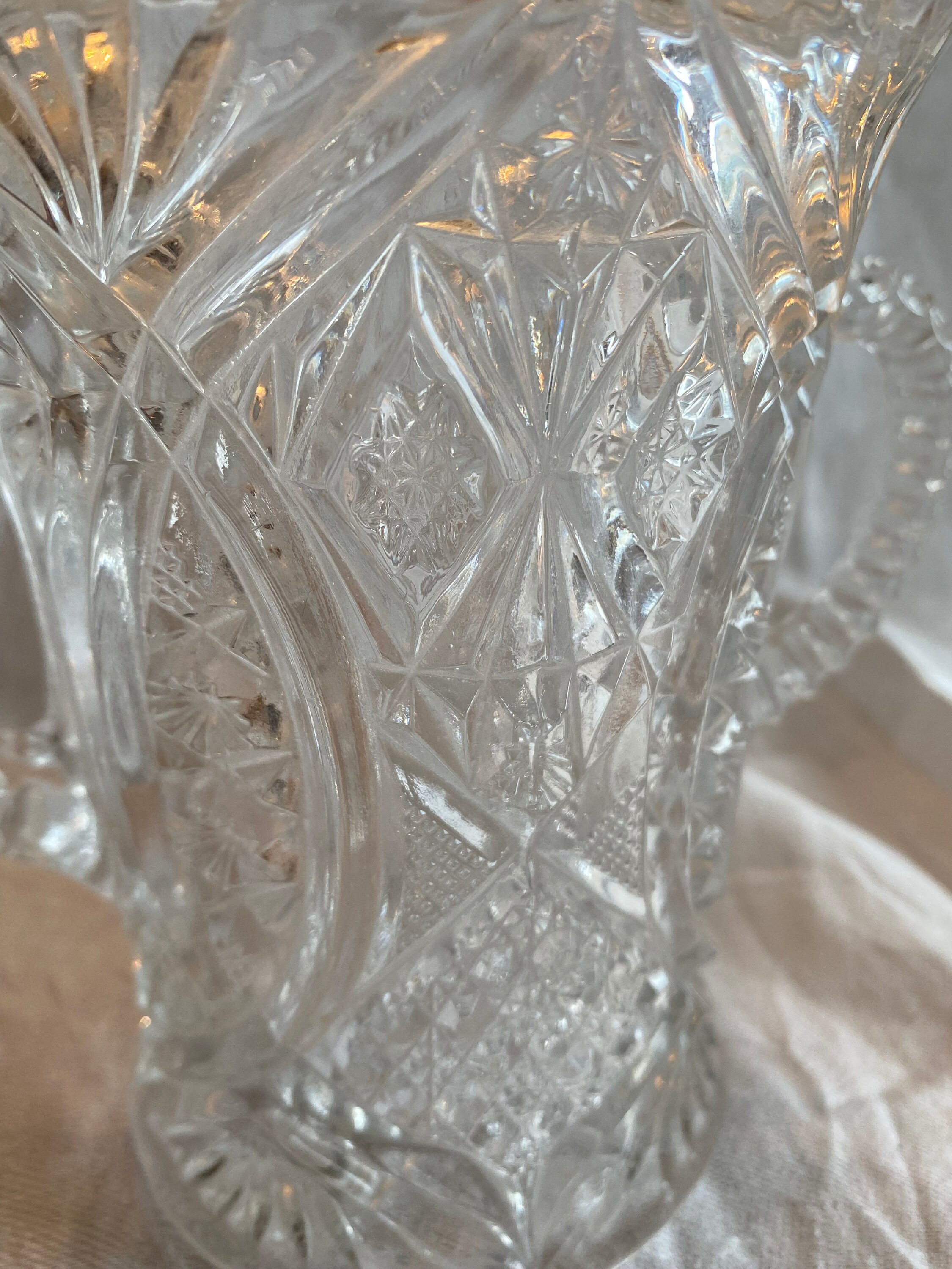 EAPG Alfa Aka Rexford Pattern Celery Vase by JB Higbee Glass Double ...