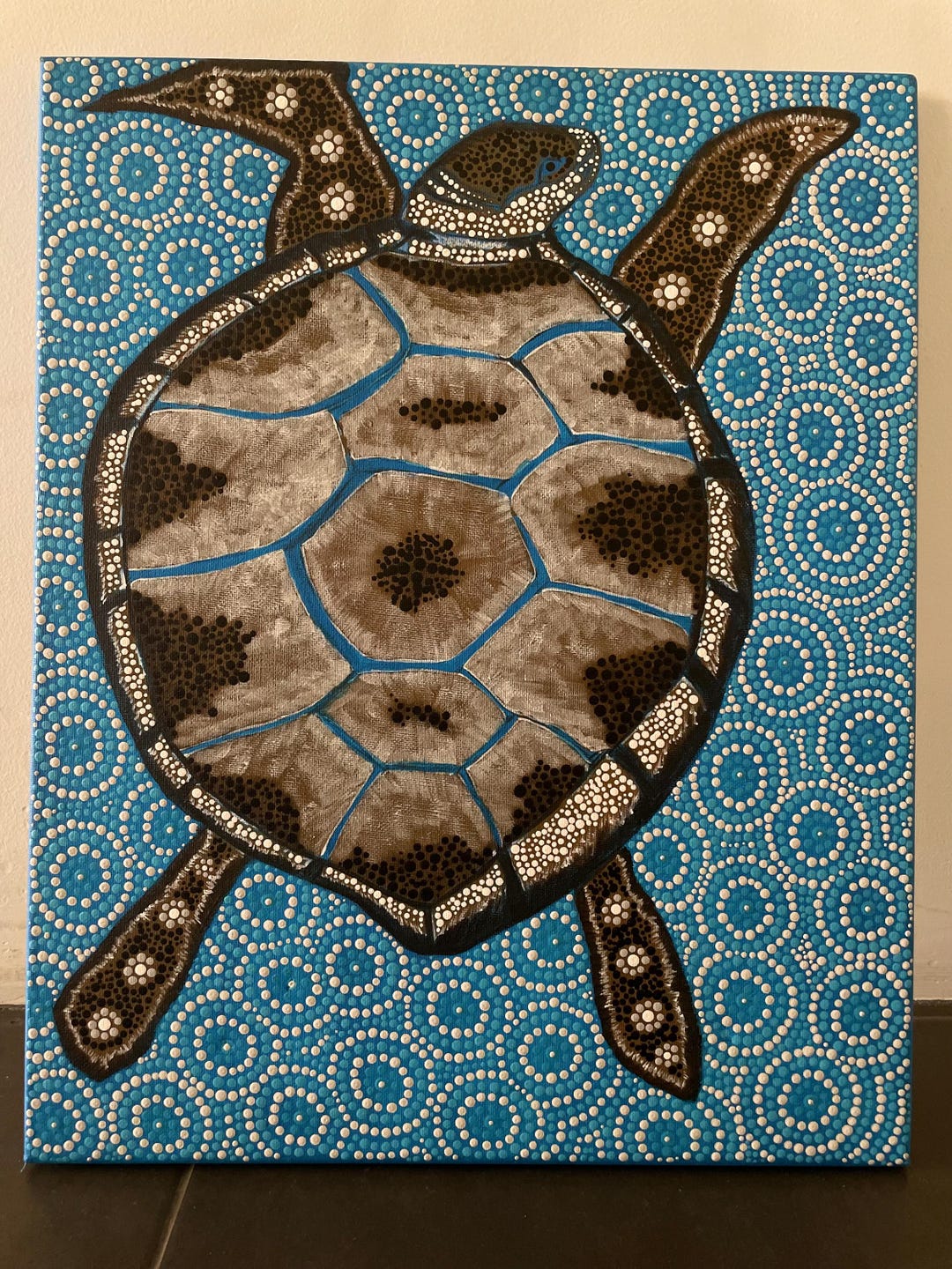 Sea Turtle, Indigenous Art, Australian Art, Aboriginal Art, Dot Art ...