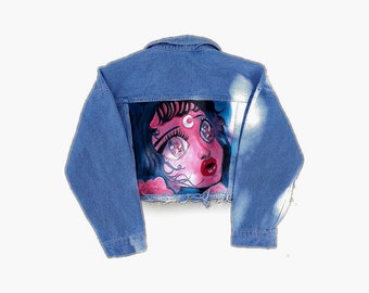 Denim Jacket Anime - Etsy