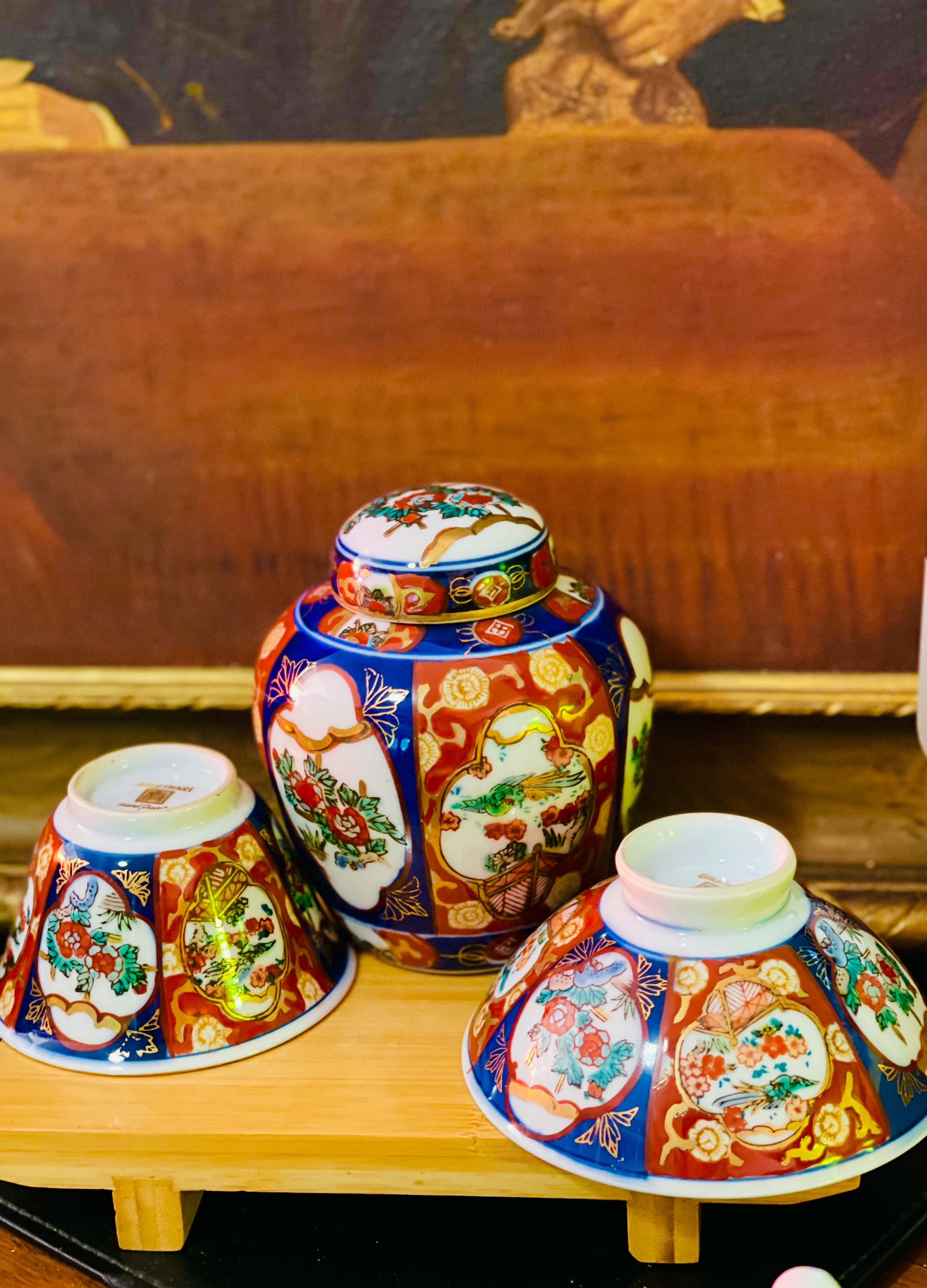 1960s Gold Imari Setx4 - Etsy