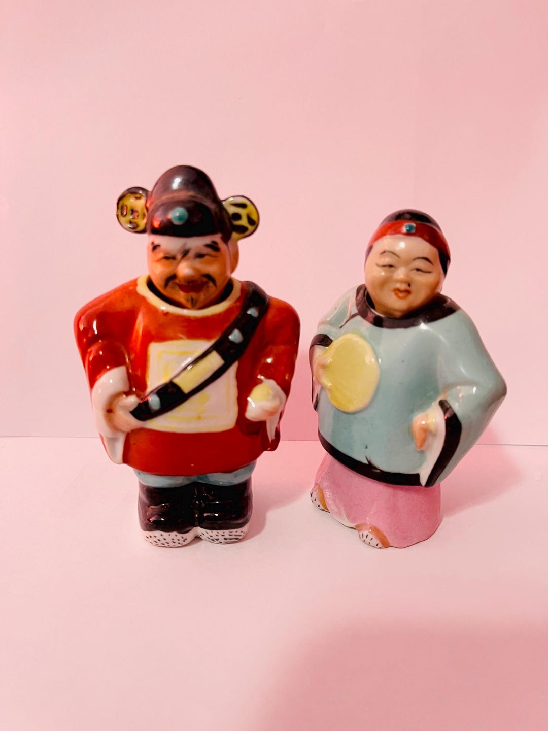 Chinese Vintage Pair for of Happy Asian NODDERS Setx2 - Etsy