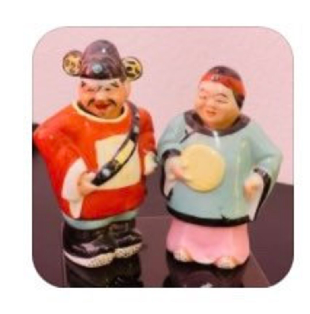 Chinese Vintage Pair for of Happy Asian NODDERS Setx2 - Etsy