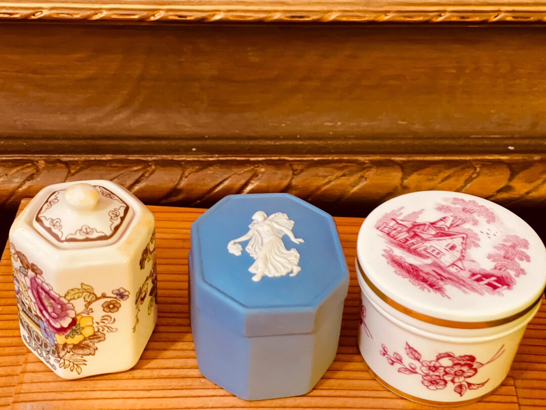 Spode, Wedgwood, Mason’s Trinket Boxes X6 - Etsy