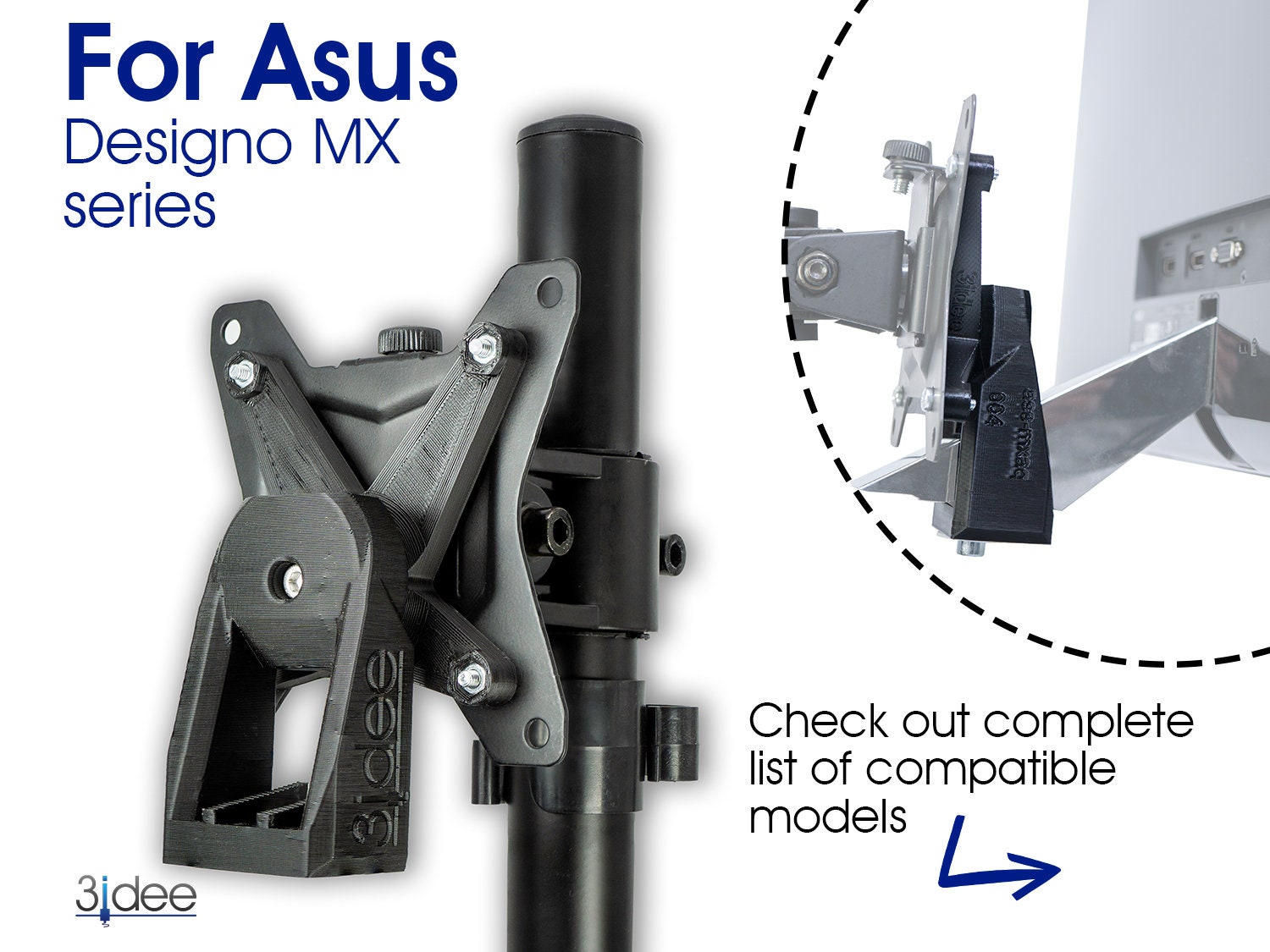 VESA Adapter for ASUS Designo MX27AQ Monitor 75 X 75 Mm - Etsy