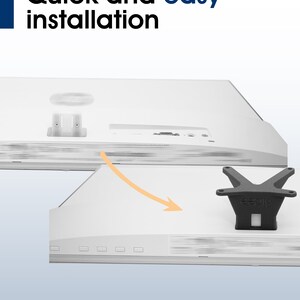 VESA Adapter für HP 22f, 22fw, 24f, 24fw, 27f, 27fw Monitor - 75x75mm ...