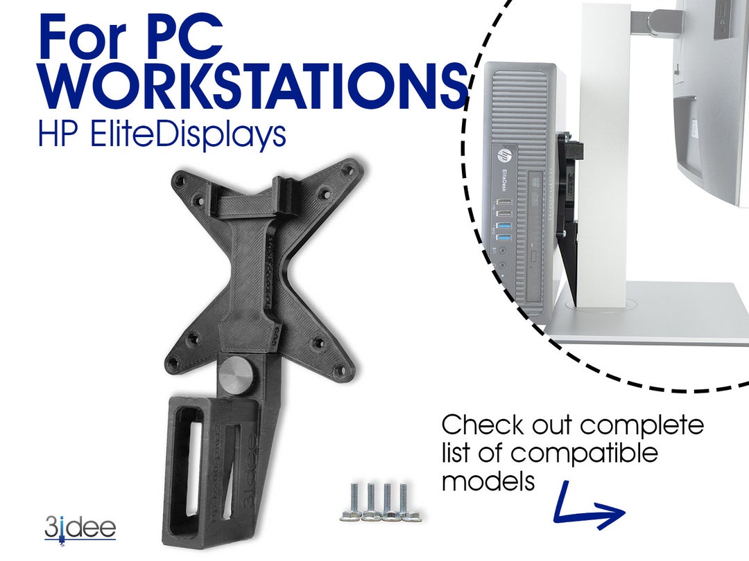 Mounting Bracket for PC Workstations Compatible With HP Elite Displays ...