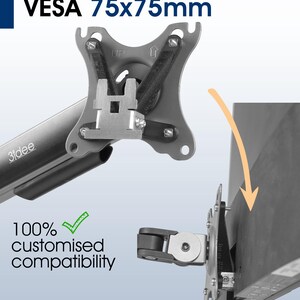 VESA Adapter for HP 22m, 24m, 27m Monitor - 75x75mm - Etsy