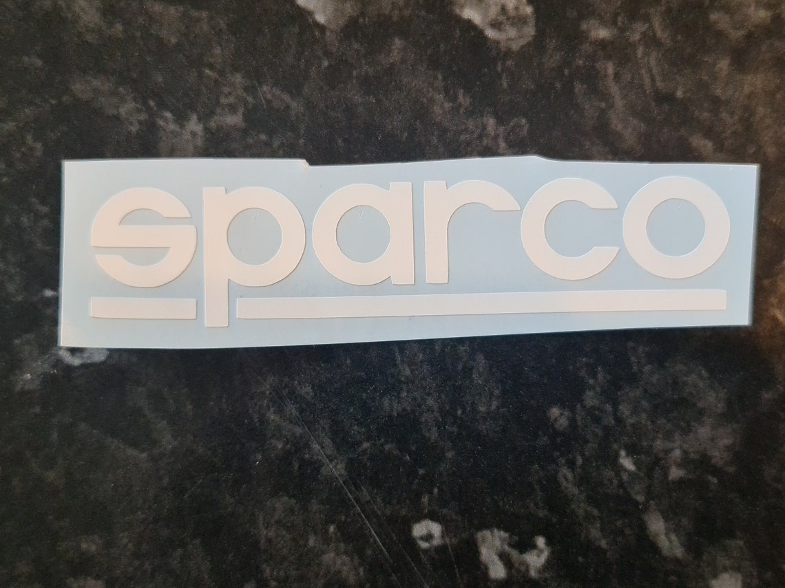 Sparco Vinyl Decal Sticker X2 - Etsy UK