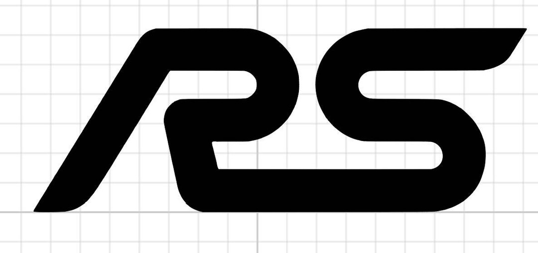 Ford RS Vinyl Decal Sticker X4 Car Wall Glass - Etsy