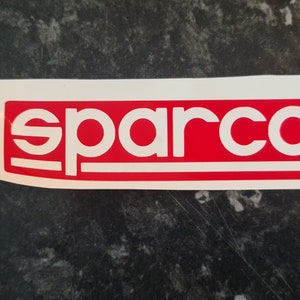 Sparco Vinyl Decal Sticker X2 - Etsy UK