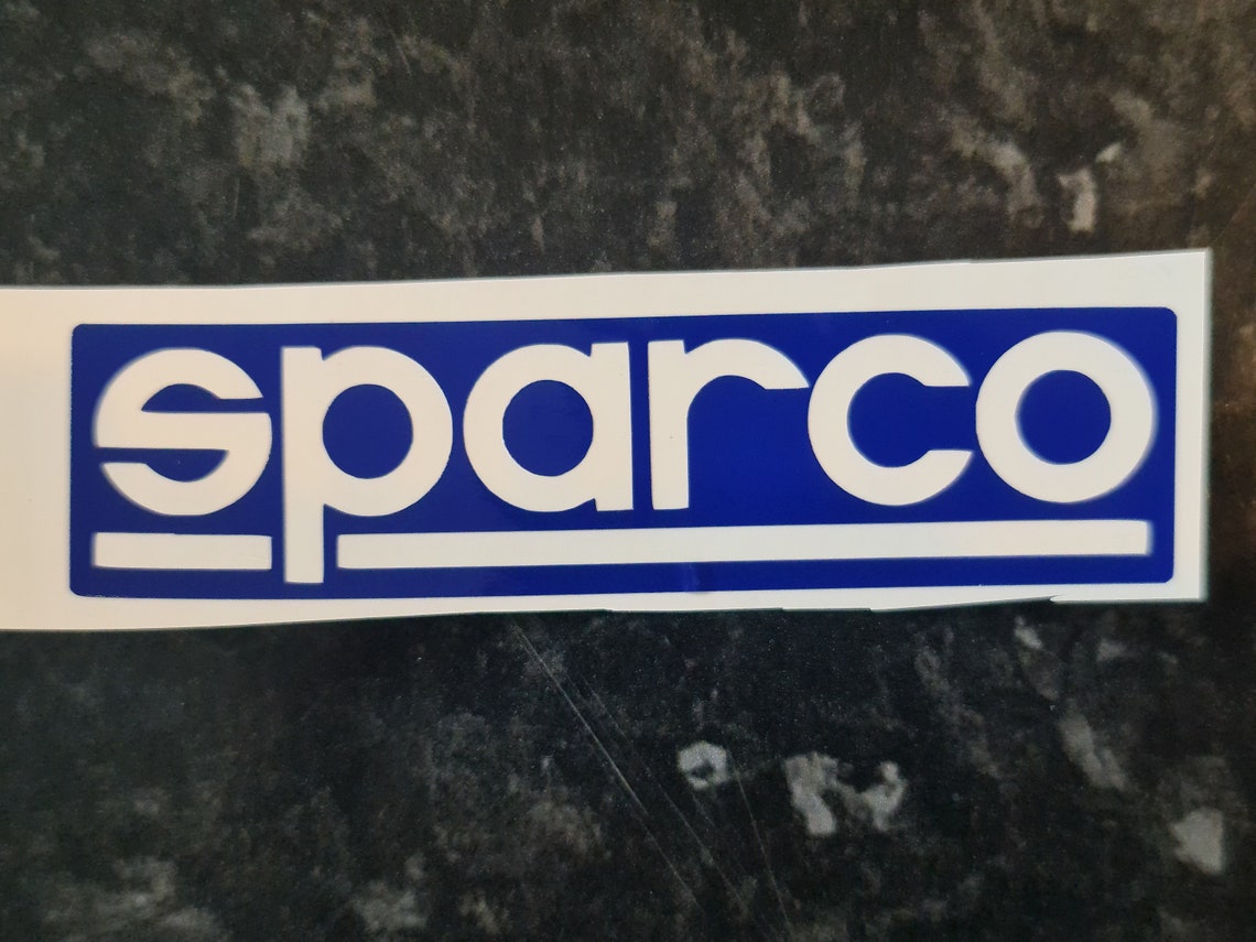 Sparco Vinyl Decal Sticker X2 - Etsy UK