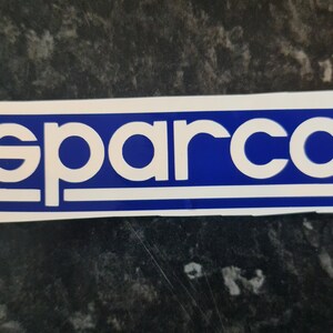 Sparco Vinyl Decal Sticker X2 - Etsy UK