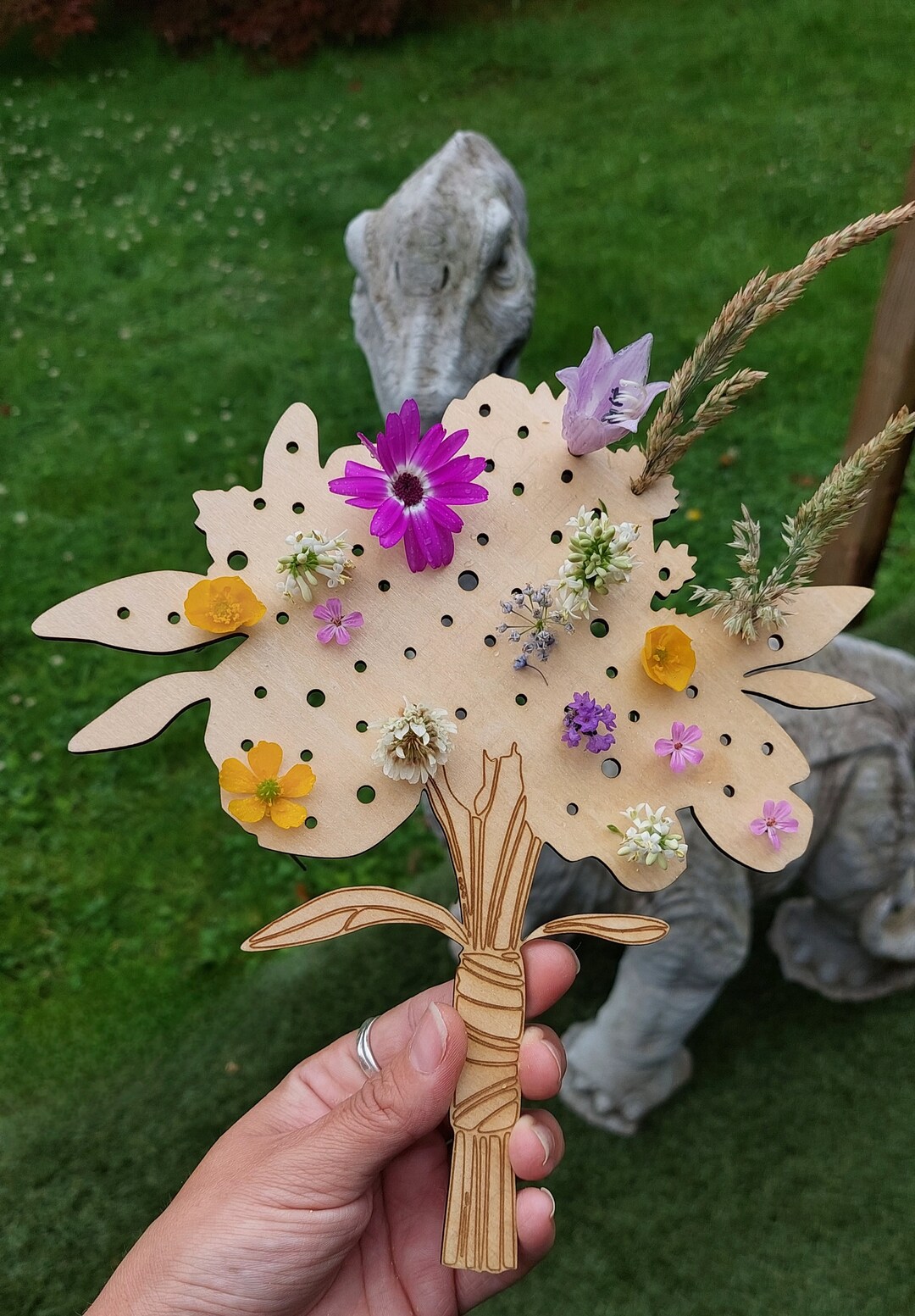 Wooden Flower Collector Board: Kids Nature Walk Adventure - Etsy