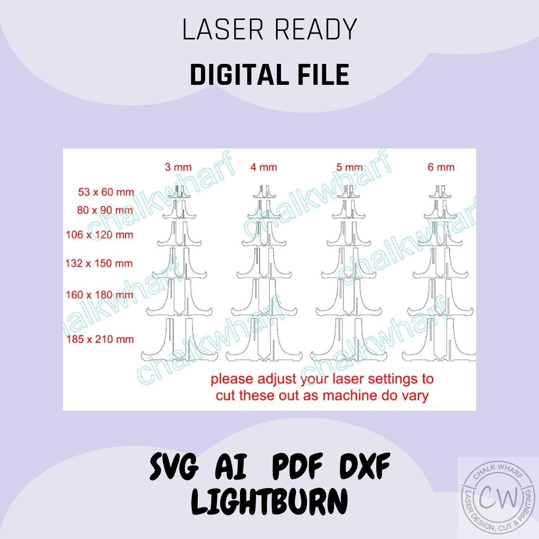 Plate Stand, Sign Holder, Holder for Artwork, Plate Holder, SVG ...