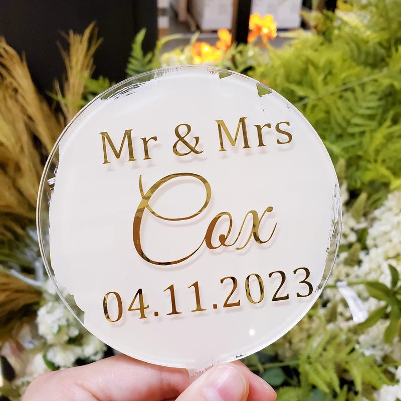 Acrylic Wedding Paddles - Etsy UK