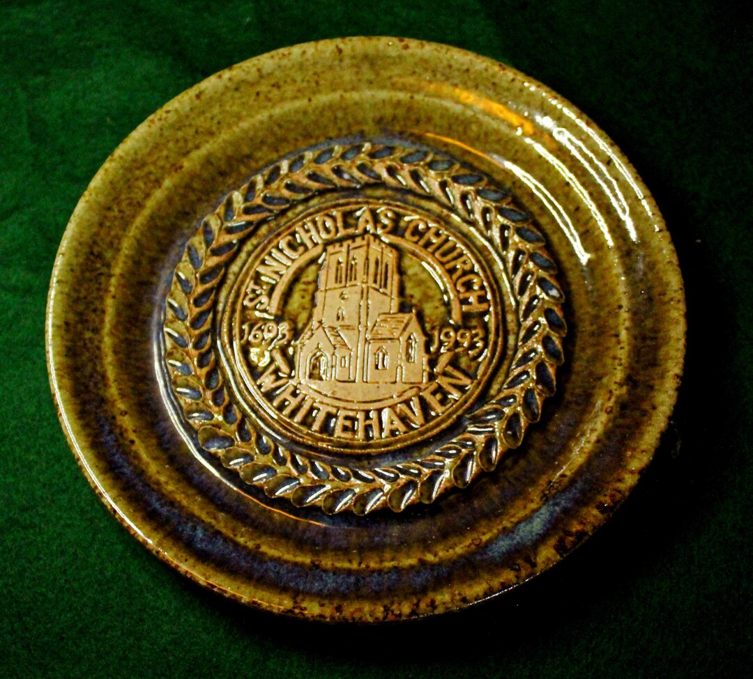 Gosforth Pottery St Nicolas Church, Whitehaven Commemorative Plaque ...