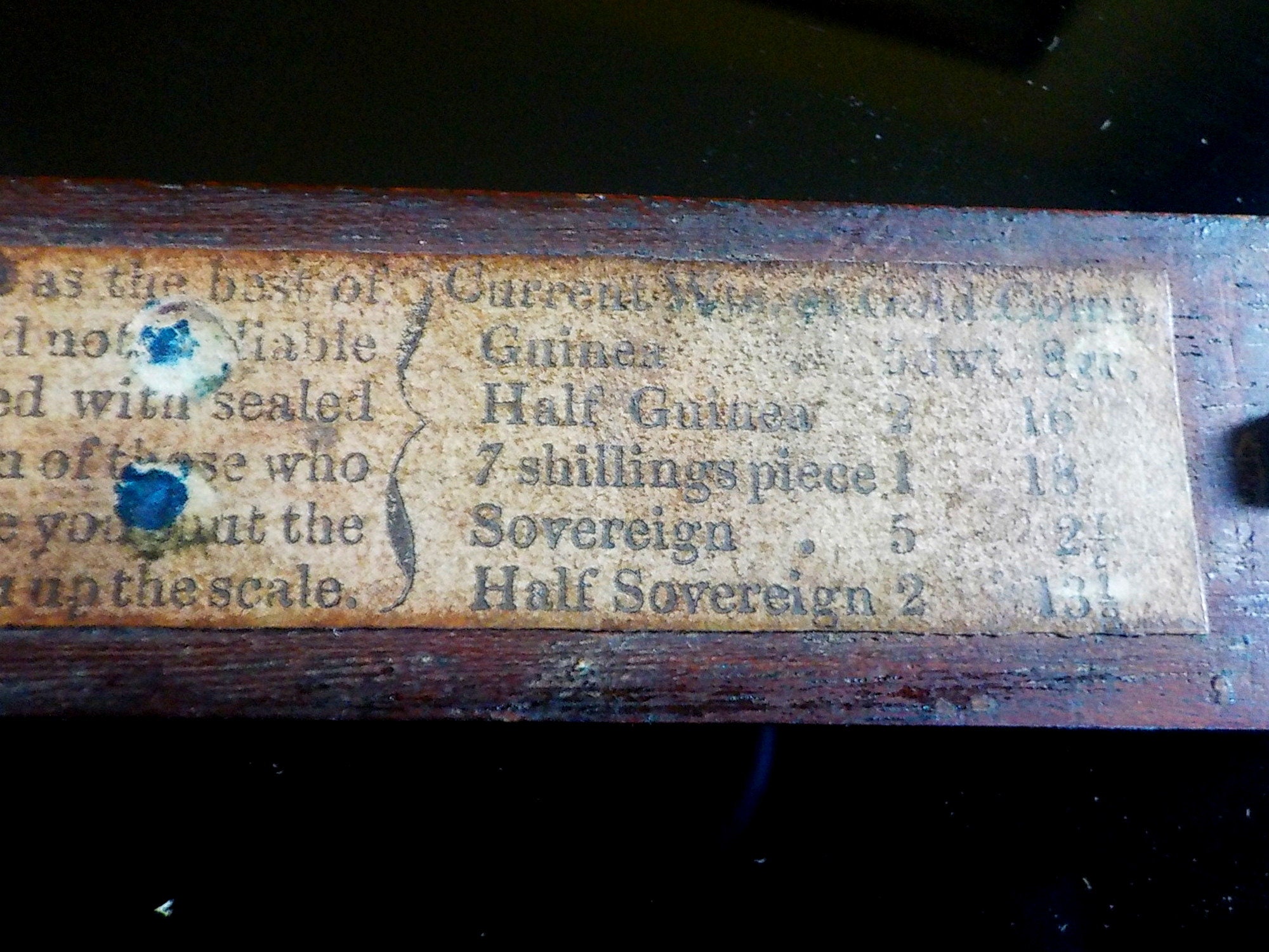 19th Century Mahogany Cased Folding Sovereign Scale Stamped by Stephen ...