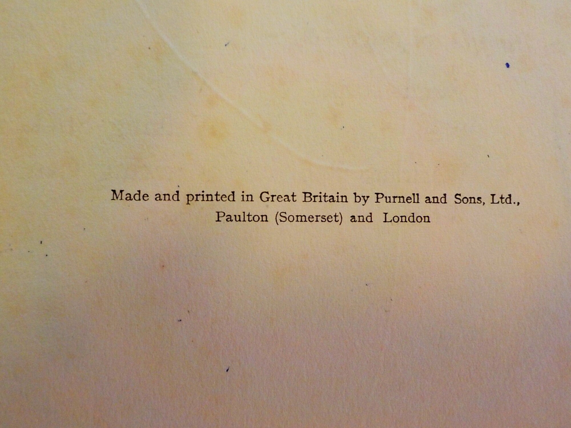 The Modern Book for Tinies Made and Printed by Purnell and Sons Ltd ...